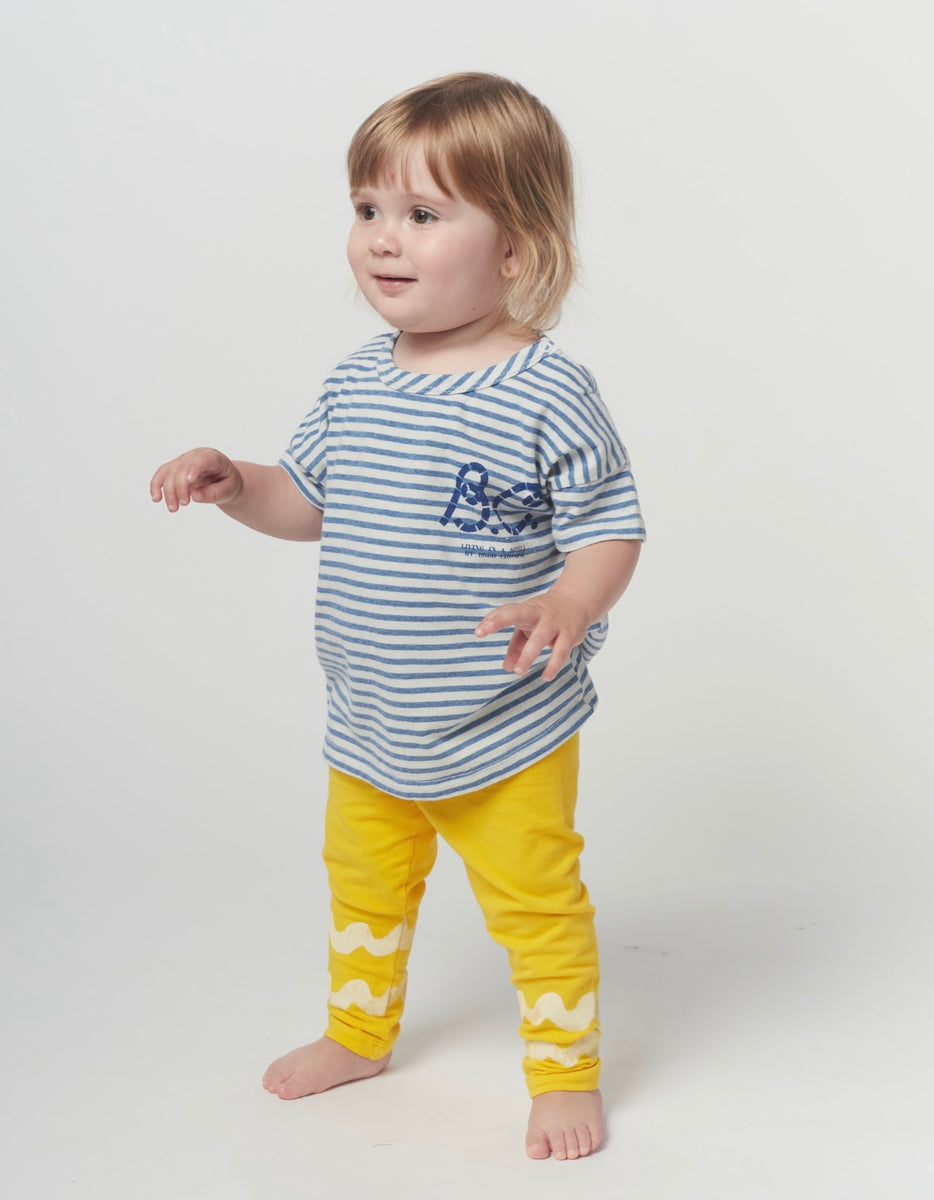 Bobo Choses Baby Waves All Over Leggings – GREEN HEARTS PINK